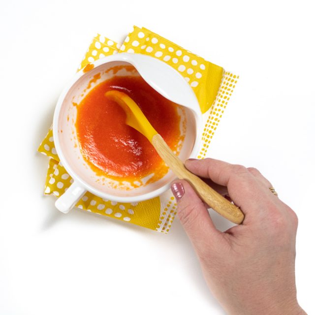 Red Pepper Baby Puree (4+ months/Stage 1) - Baby Foode