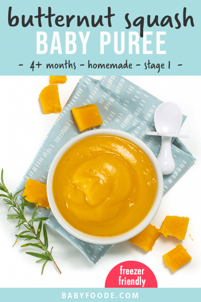 Butternut Squash Baby Food (Stage One) - Baby Foode