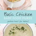 Basic Chicken Baby Food Recipe (4+months - Stage 1) - Baby Foode