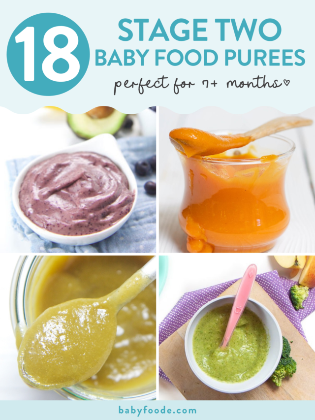 18 Amazing Stage 2 Baby Food Purees (6-8 months) | Baby Foode