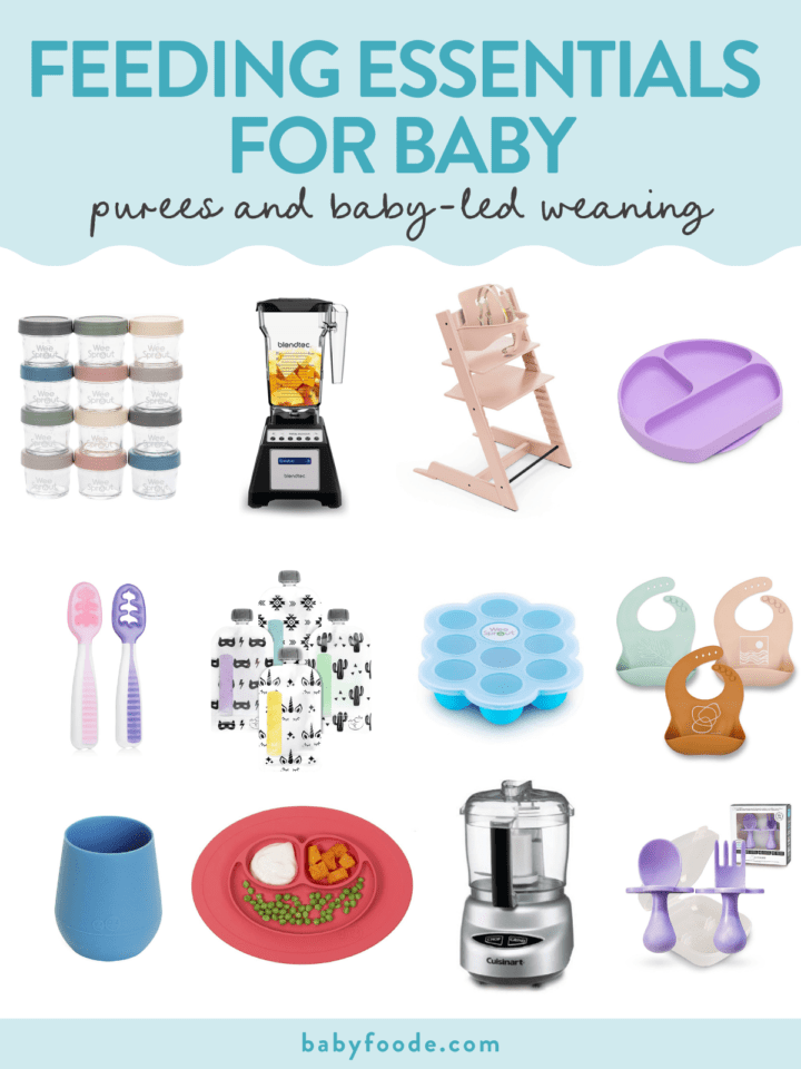 Best Feeding Essentials for Baby (Purees or BLW) | Baby Foode