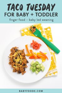 Taco Tuesday for Baby + Toddler - Baby Foode