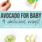 Avocado for Baby - 4 Delicious Ways (4+ months) - Baby Foode