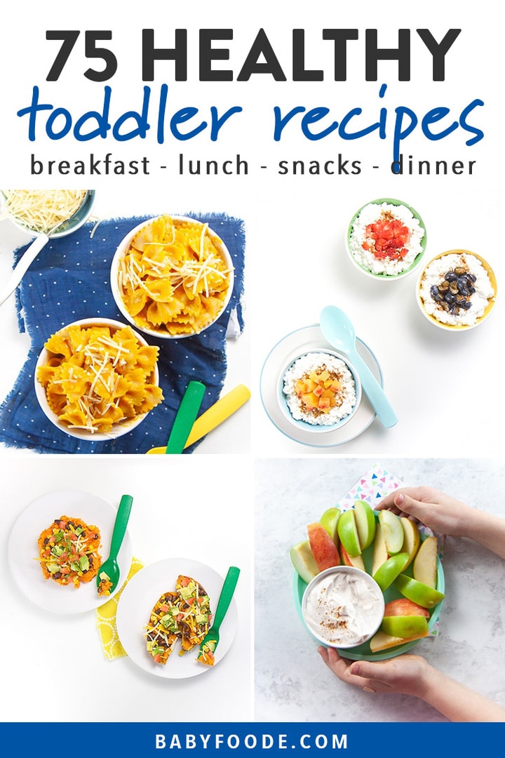 75 Toddler Meal Ideas (Quick & Easy!) | Baby Foode
