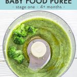 The Best Broccoli Baby Food Puree (4+ Months) - Baby Foode