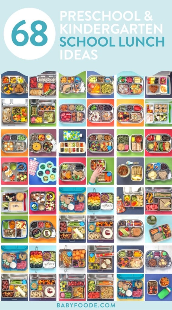 68 Healthy Preschool & Kindergarten School Lunch Ideas | Baby Foode
