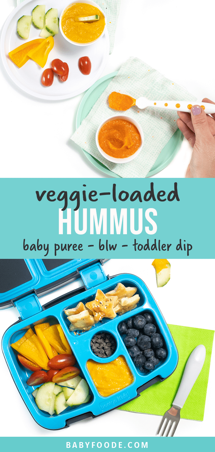Veggie Hummus for Baby + Toddler (Grows with Baby!) - Baby Foode
