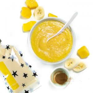 Creamy Mango-licious Baby Food Puree (Stage One) | Baby Foode