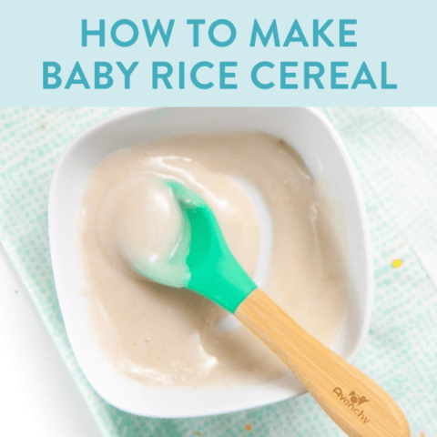 How to Make Baby Rice Cereal (Freezer-Friendly!) | Baby Foode