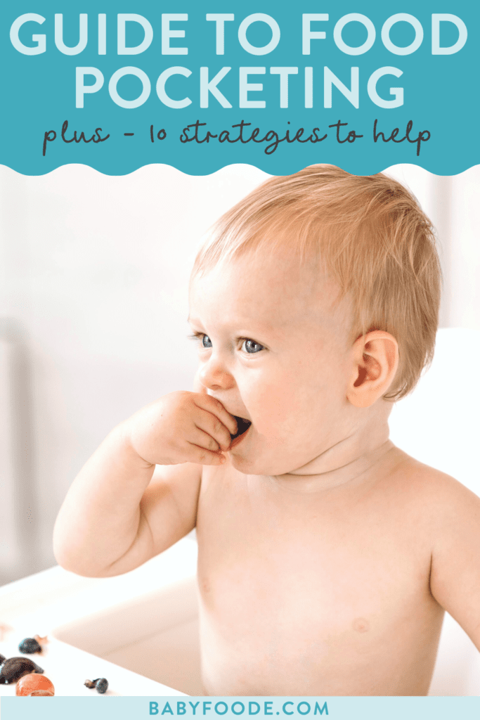 Guide to Food Pocketing in Babies (6+ months) | Baby Foode