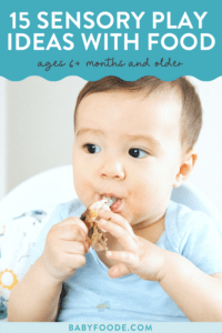15 Sensory Play Ideas with Food (6+ months) | Baby Foode