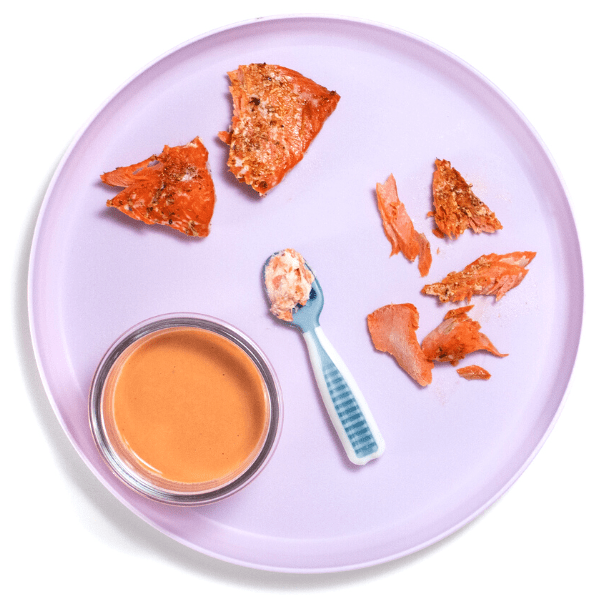 Roasted Salmon with Paprika Baby Food (puree or BLW) | Baby Foode