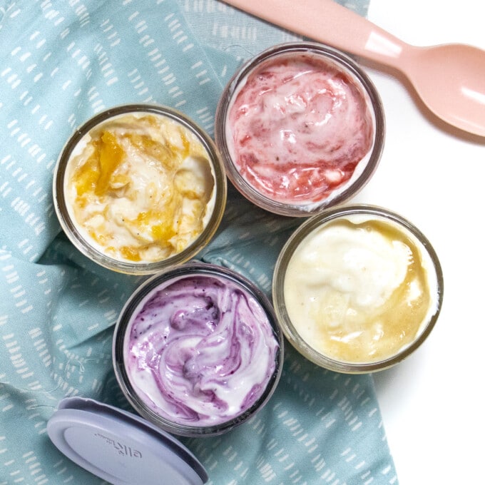 DIY Fruit on the Bottom Yogurt (15 minutes) | Baby Foode