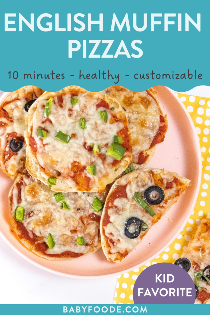 Easy English Muffin Pizzas (10 Minutes) | Baby Foode