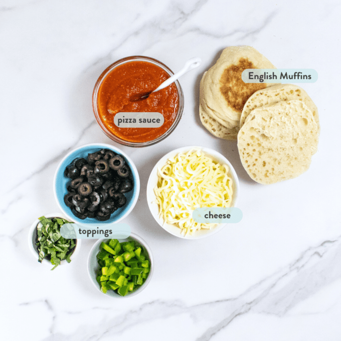 Easy English Muffin Pizzas (10 Minutes) | Baby Foode