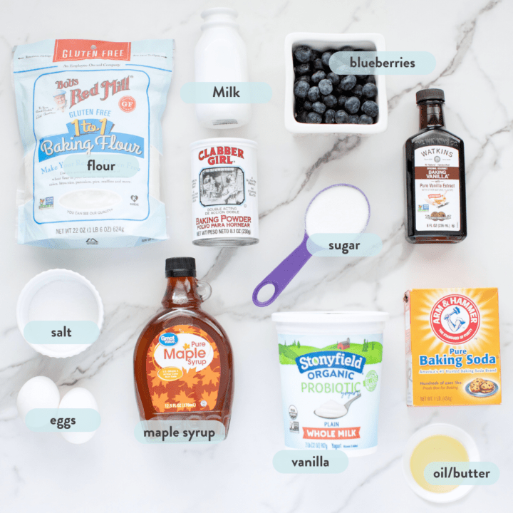 Toddler-Requested Fluffy Blueberry Muffins (with Yogurt) | Baby Foode