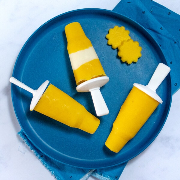 Creamy Mango Popsicles (5 Minutes) | Baby Foode