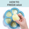 How to Freeze Milk (super easy!) | Baby Foode
