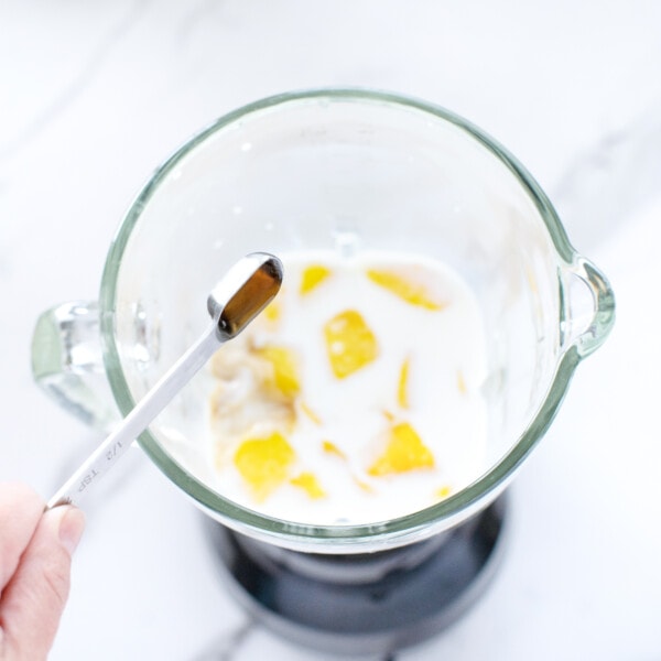 The Best Homemade Mango Milk (3 Minutes) | Baby Foode