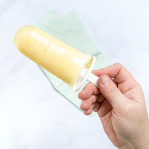 Orange Creamsicle Popsicles (4 Easy Ingredients) | Baby Foode