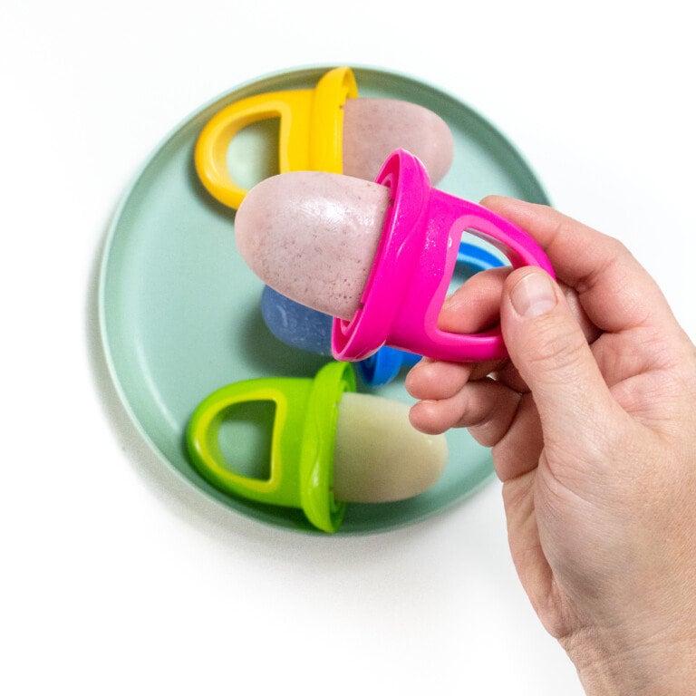 Breast Milk Popsicles (great for teething!) | Baby Foode