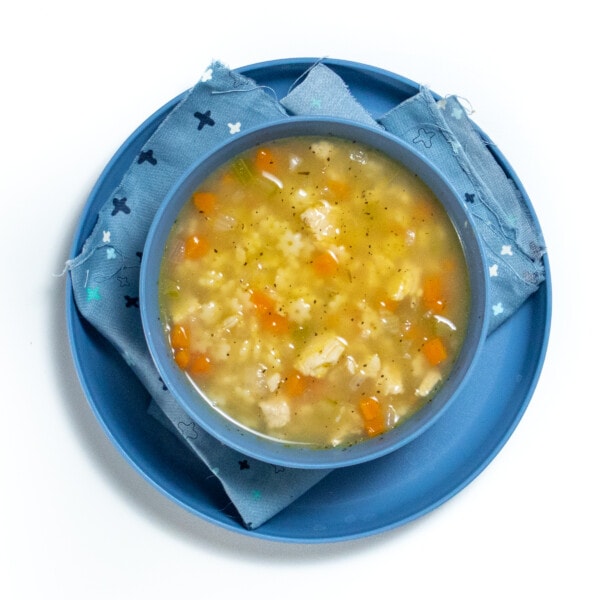 Kid-Requested Chicken and Stars Soup (made in 25 minutes) | Baby Foode