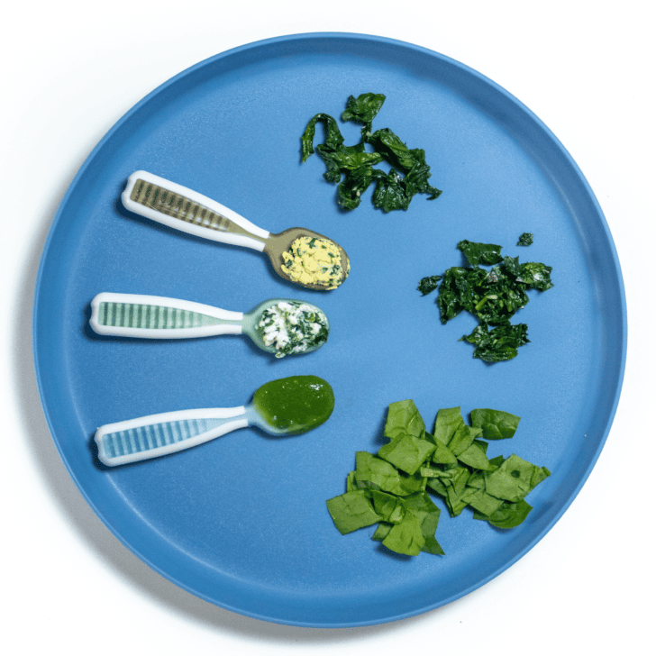 Spinach Baby Food (puree & baby-led weaning) (purees or baby-led ...